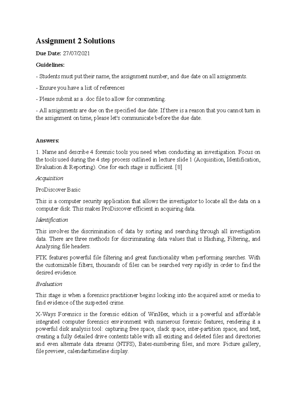 artificial intelligence and graphic design - Assignment 2 Solutions Due ...