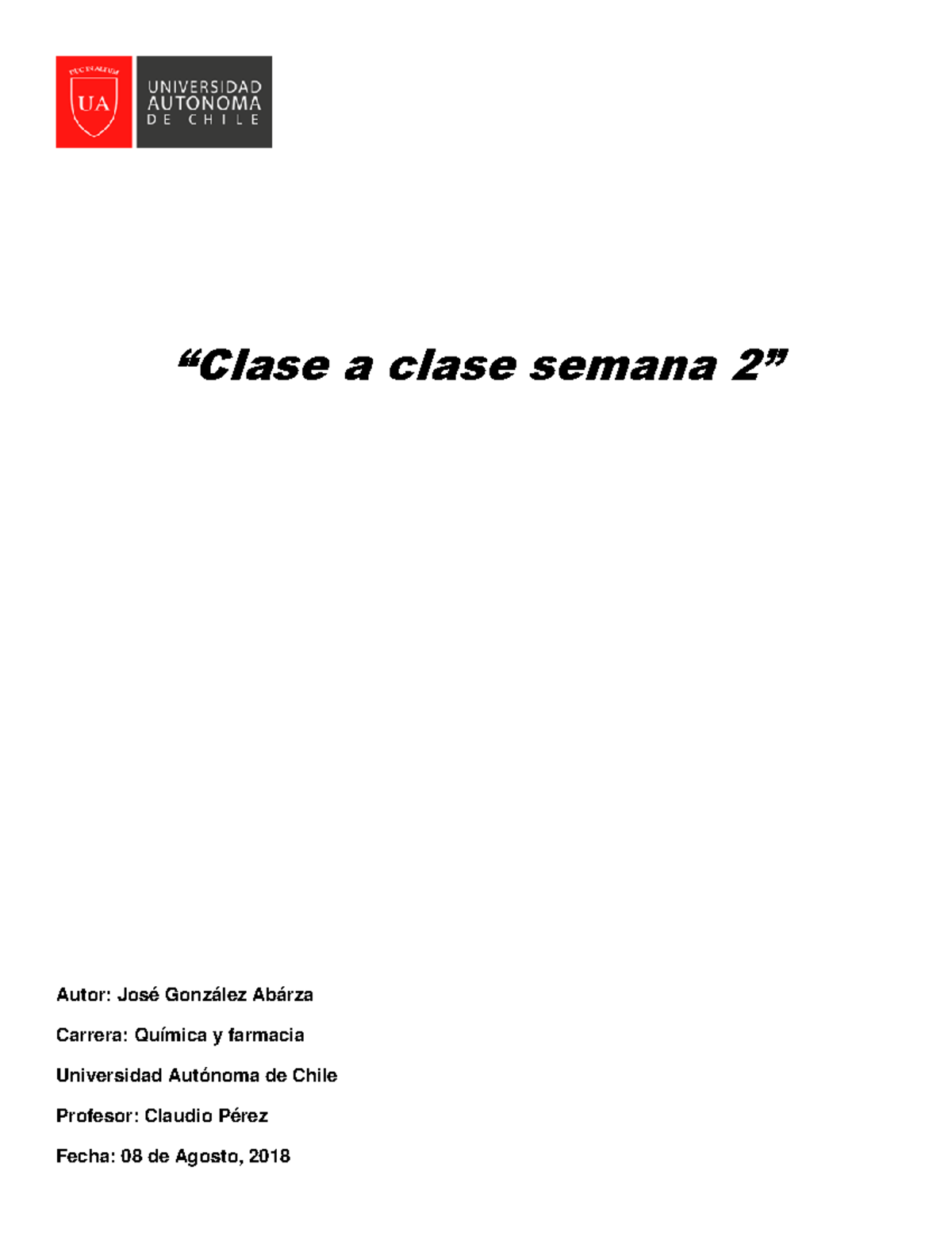 Clase a clase - Semana 2 - Cálculo - Warning: TT: undefined function: 32 “Clase a clase semana 2 ...