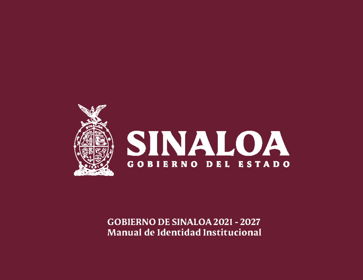 Sinaloa (Manual de Identidad) - GOBIERNO DE SINALOA 2021 - 2027 Manual ...