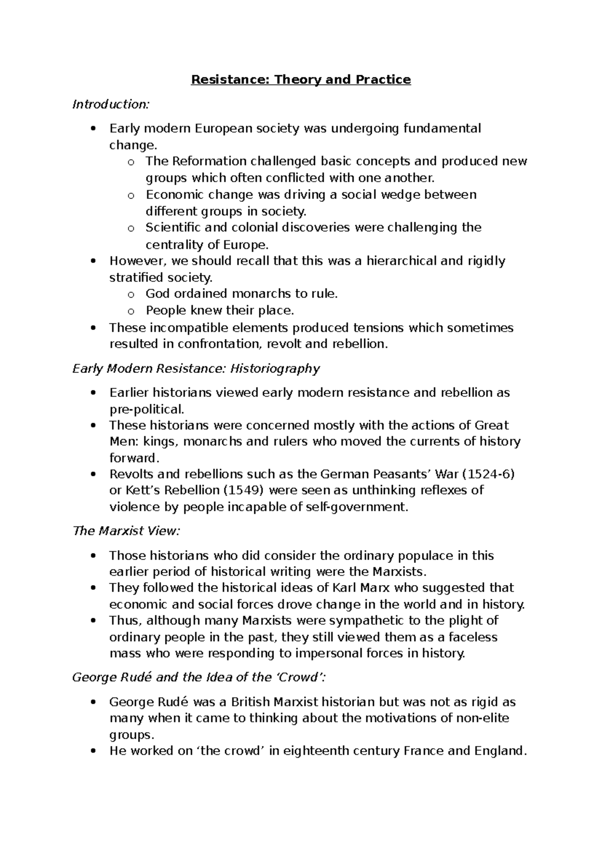 17-Resistance - Resistance: Theory and Practice Introduction: Early ...