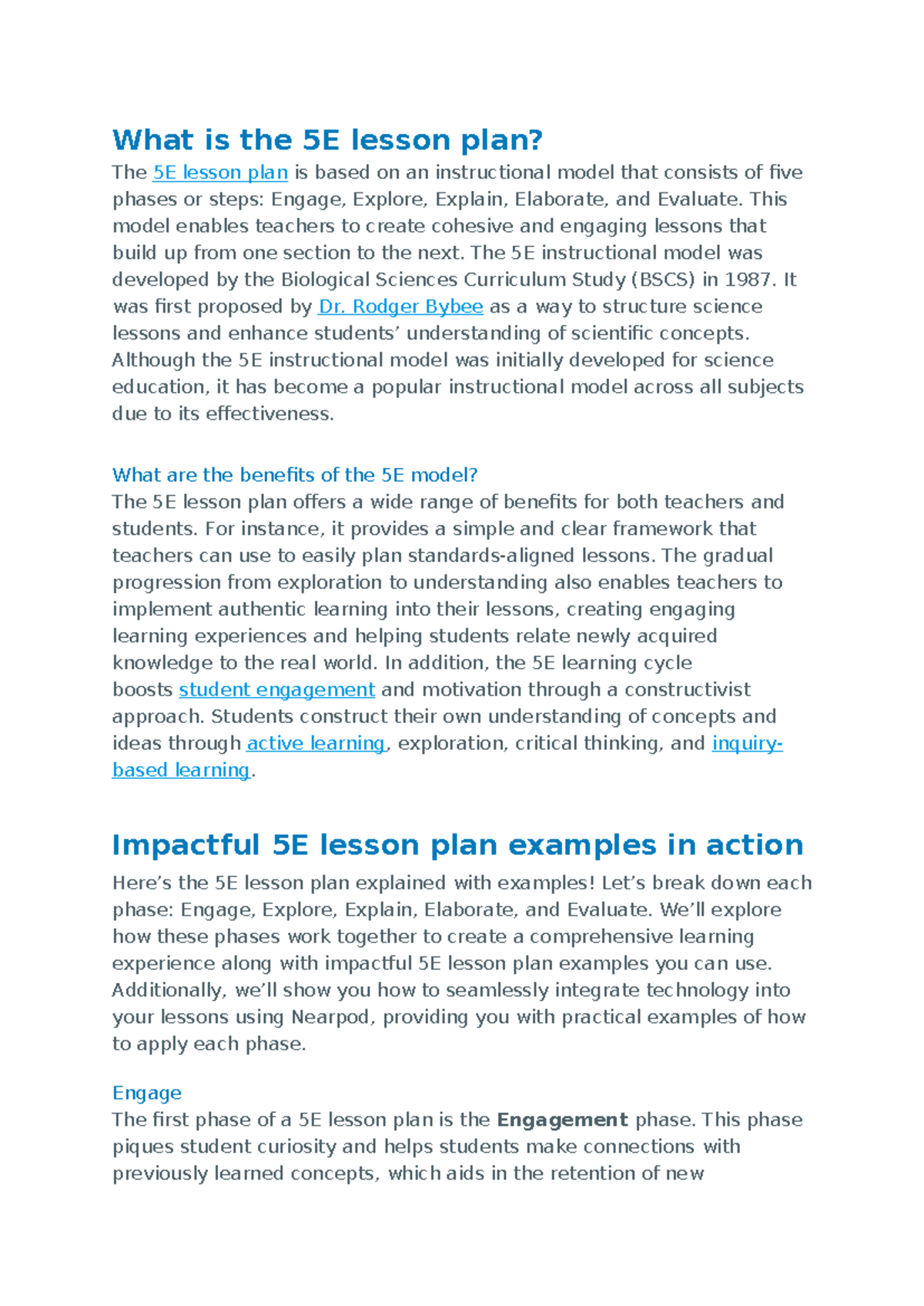 Lesson-Plan-5E - It will help students to make other - What is the 5E ...