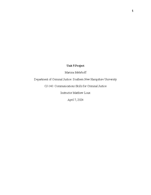 CJ 210 Module Four Practice Activity Template - Compensation is paid to ...