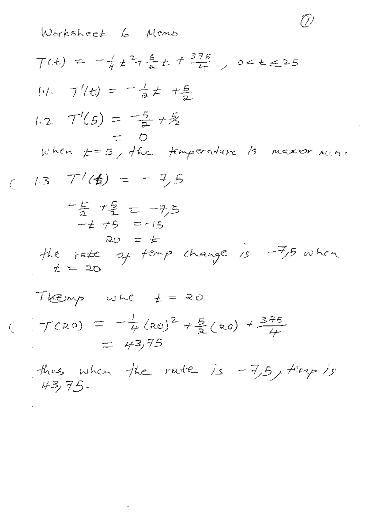 Werkkaart 6 or worksheet 6 memo - mths 114 - Studocu