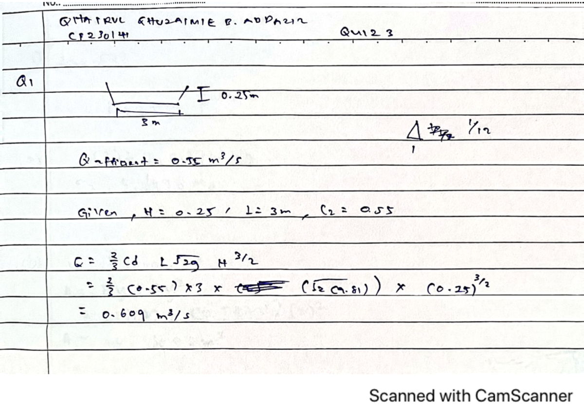 QUIZ 3 CF230141 - Engineering Mathematics II - Studocu