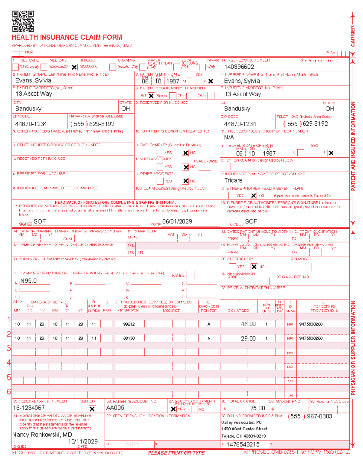 Case 11.2 Sylvia Evans - none - BECAUSE THIS FORM IS USED BY VARIOUS ...