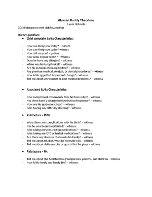 Ihuman Stephen Nelson SOAP - DOCUMENTATION OF HISTORY AND PHYSICAL EXAM ...