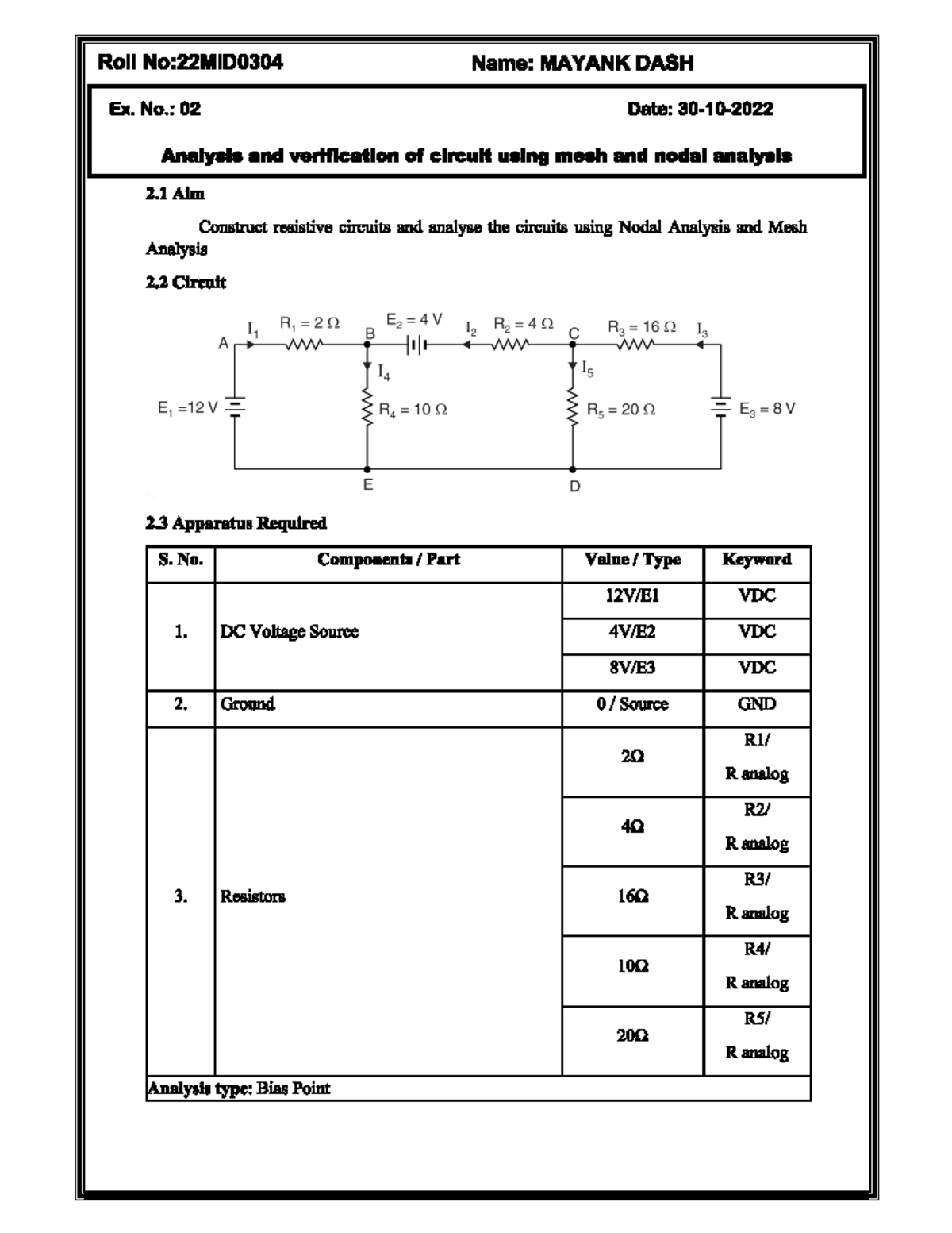 EEE project 2 - AEPRPER - Basic Electrical and Electronics Engineering - Studocu