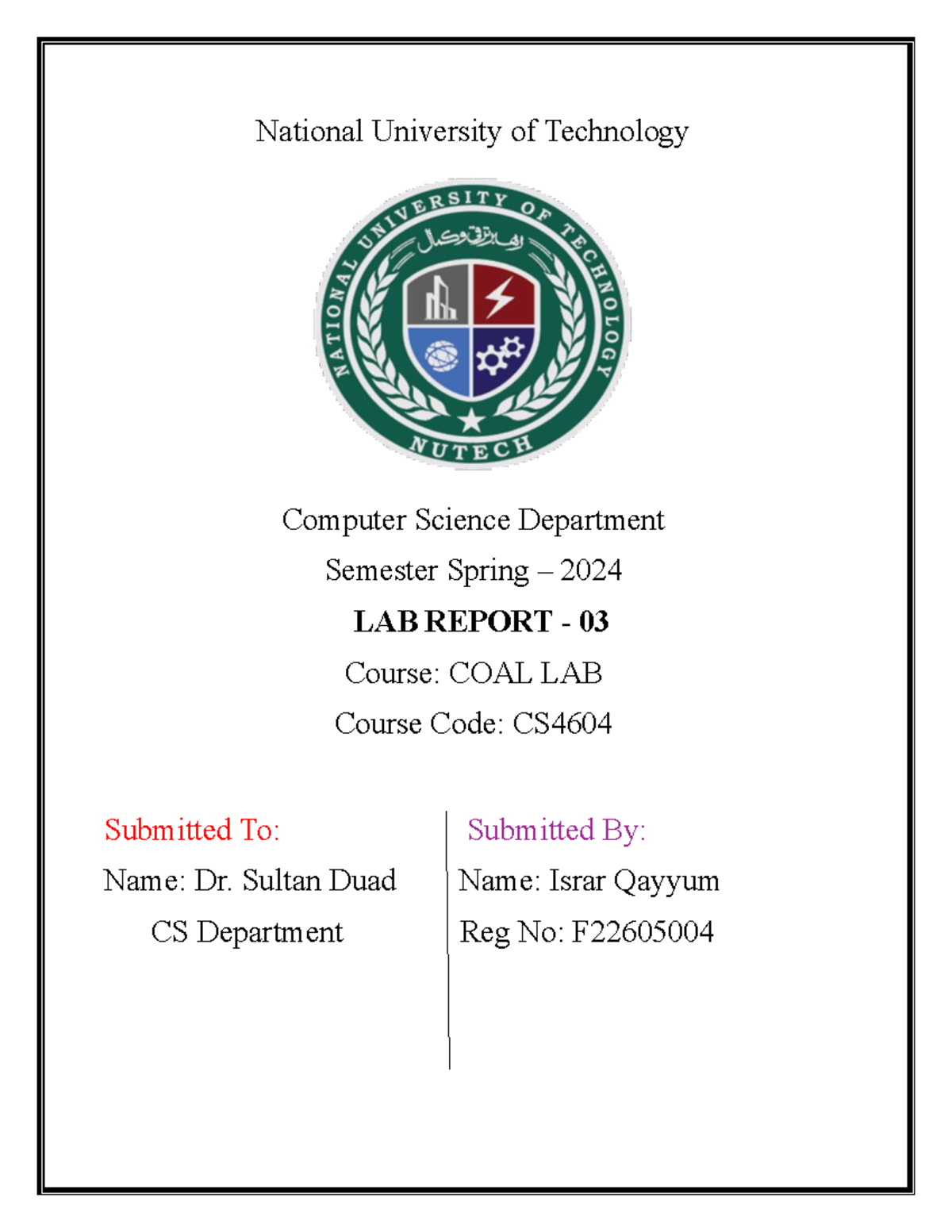 LAB5 - its practical - Department of computer science - National ...