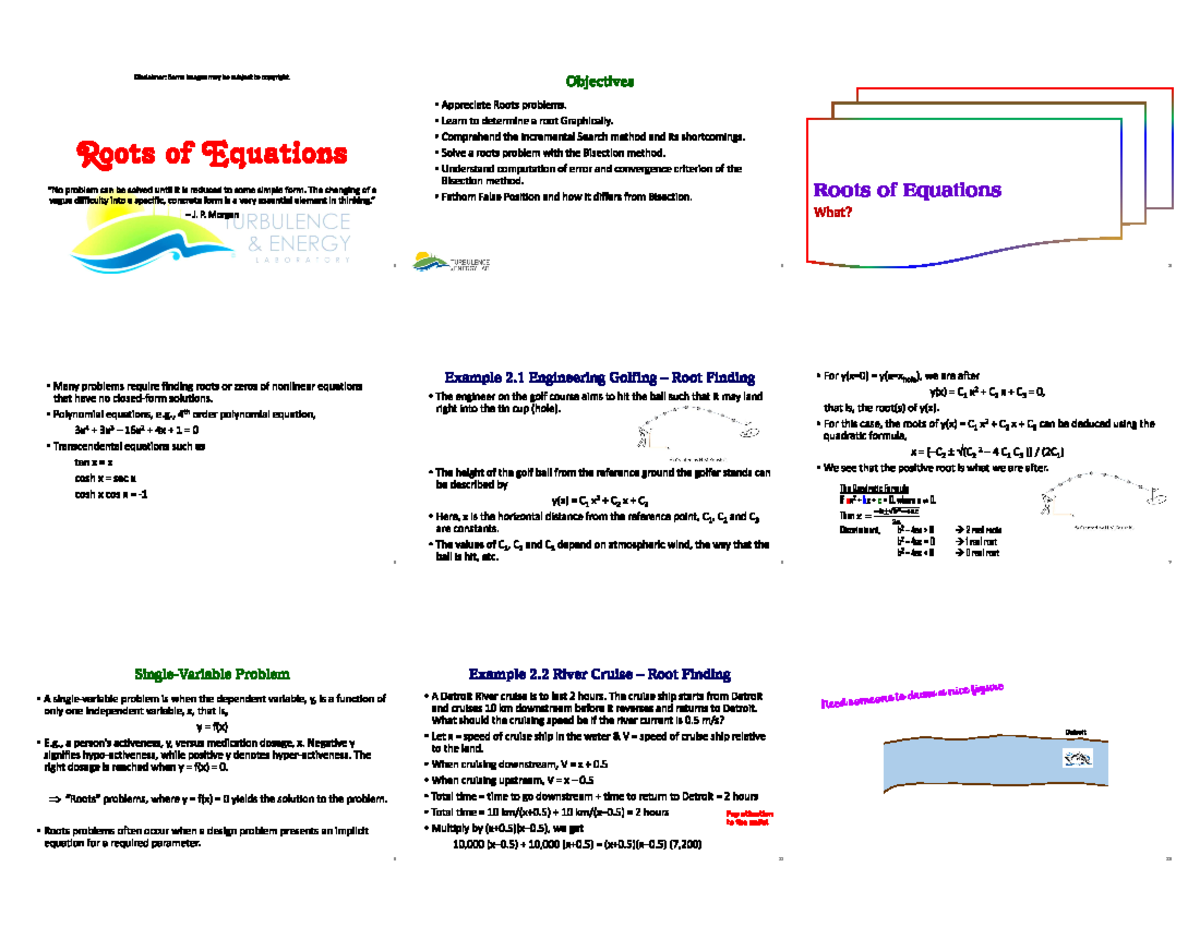 2 Root-Finding 24-condensed - GENG_2200 - Studocu
