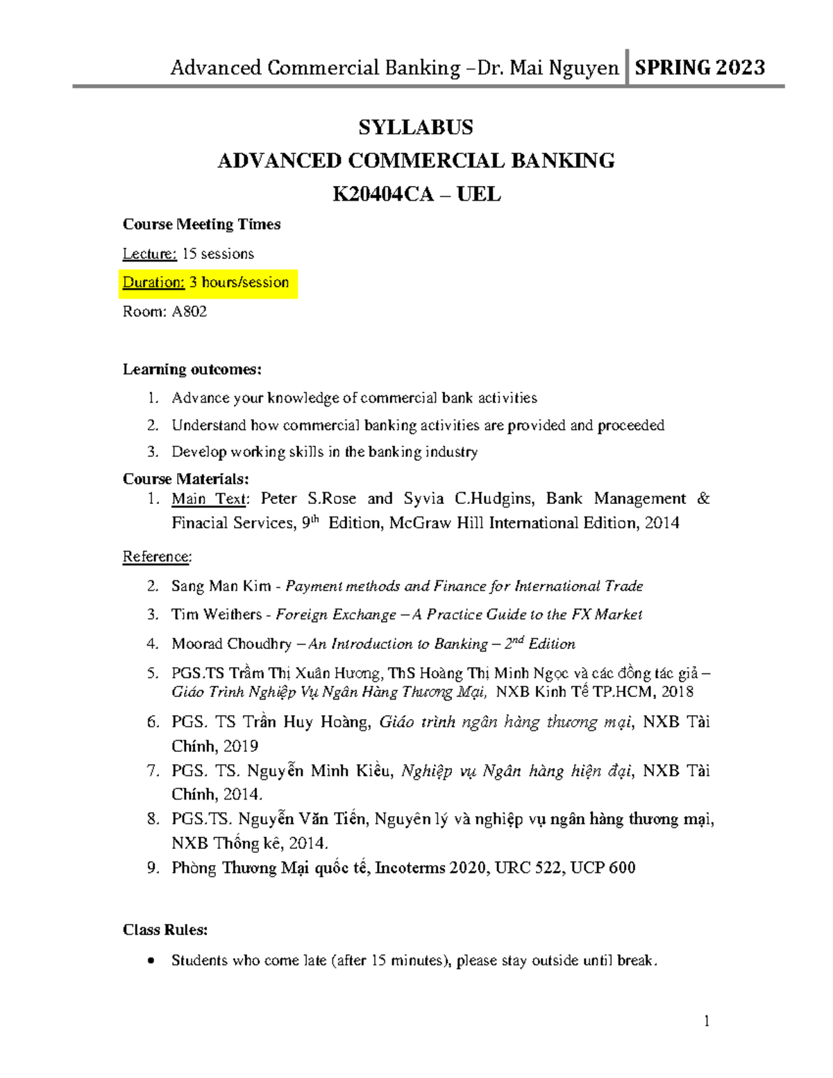 [Update] Syllabus Updated CA Advanced Commercial Banking UEL S2 ...