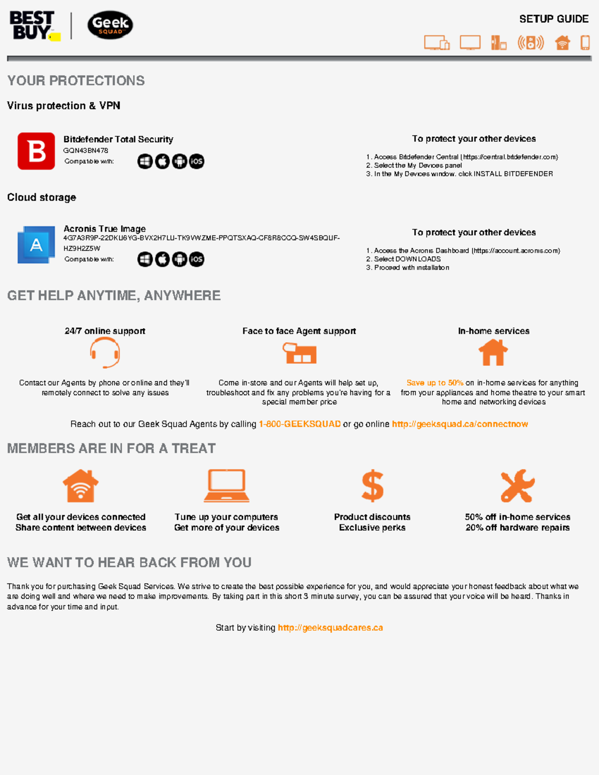 Geek Squad Setup Guide - Anything - SETUP GUIDE YOUR PROTECTIONS Virus ...