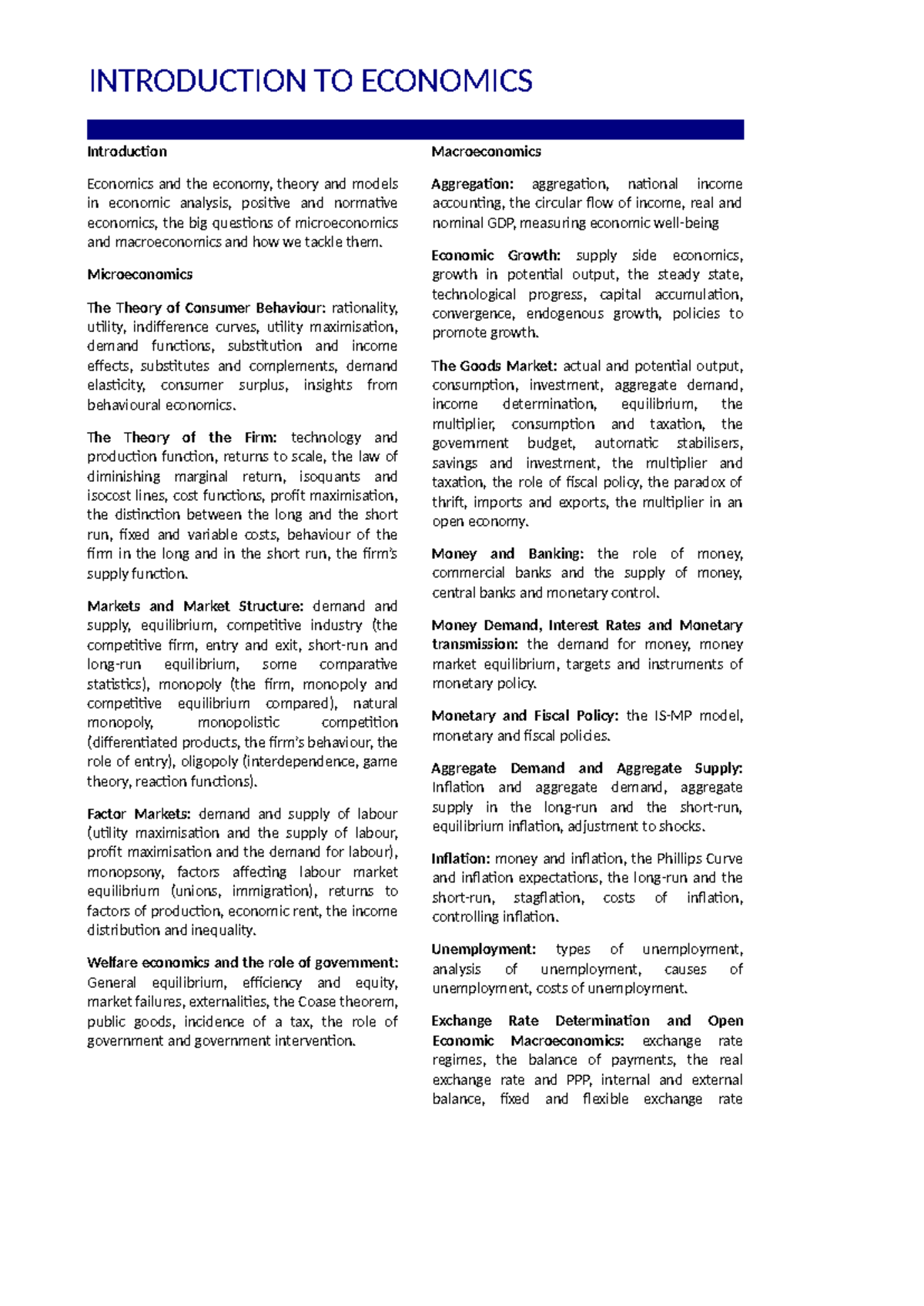 ECO113E-Introduction-to-economics (002) - INTRODUCTION TO ECONOMICS ...