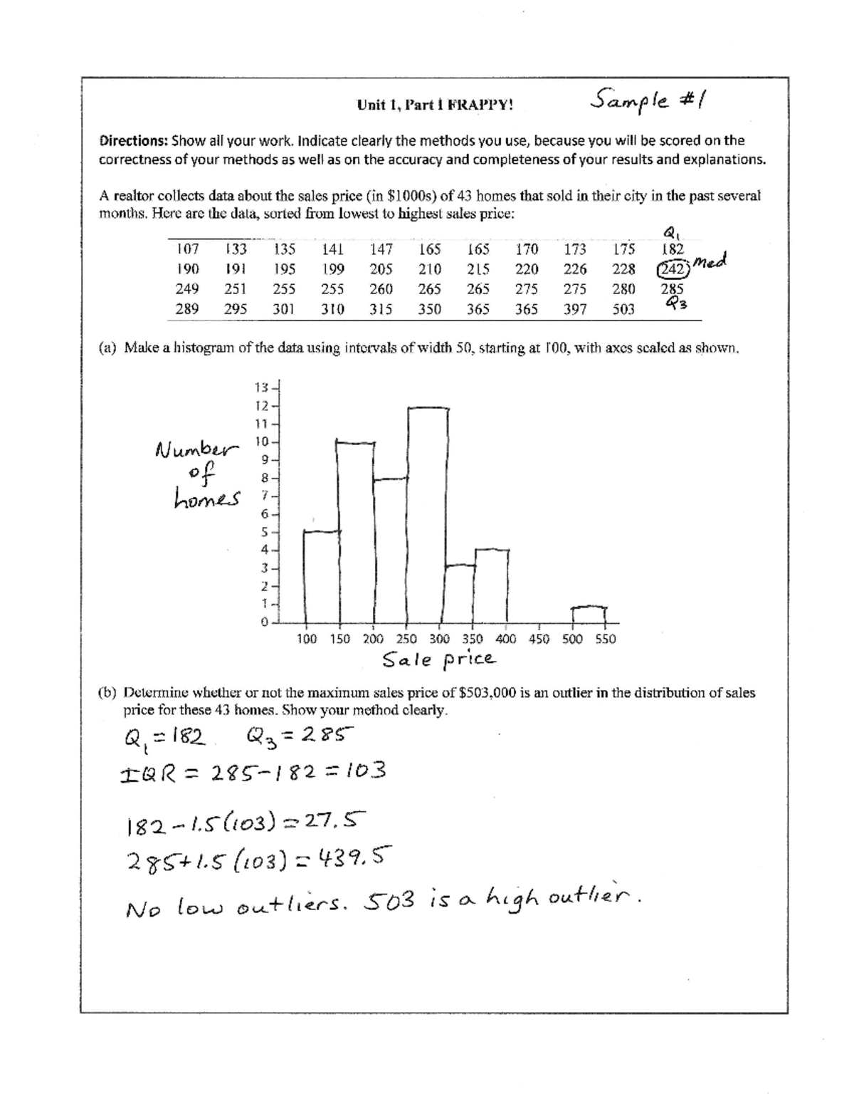 TPS7e Un1 p1 Frappy Student Samples - Unit 1, Part I FRAPPY! Sample ...