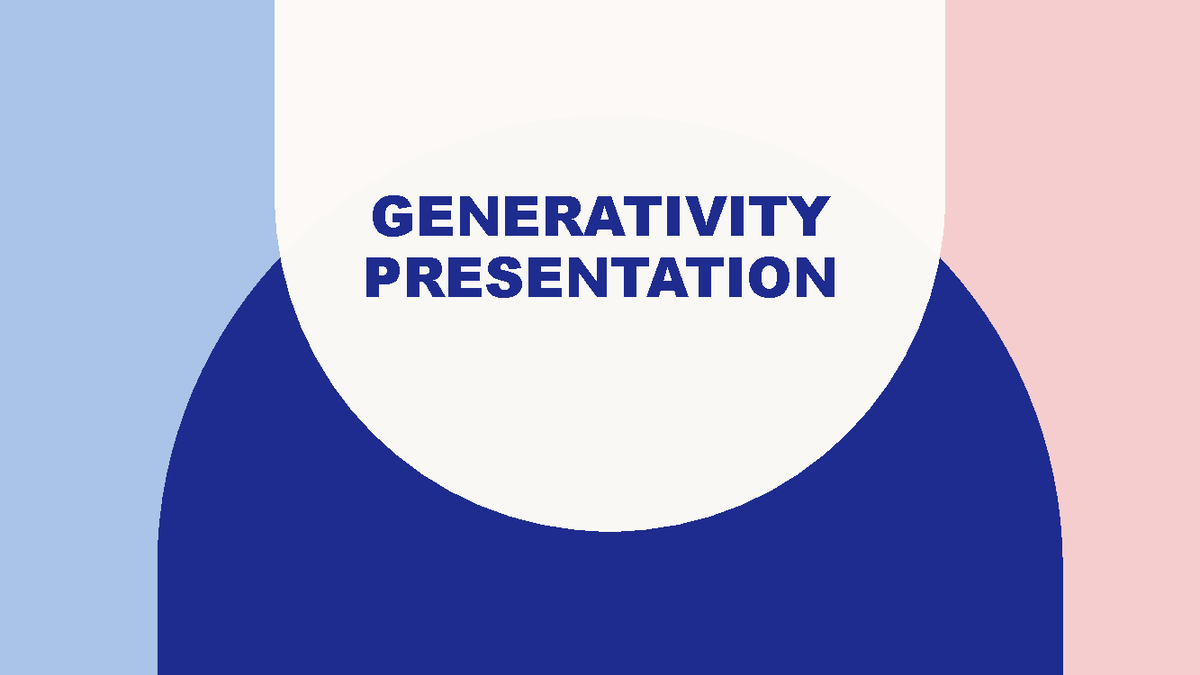 Generativity Presentation - GENERATIVITY PRESENTATION AGENDA 1. What is ...