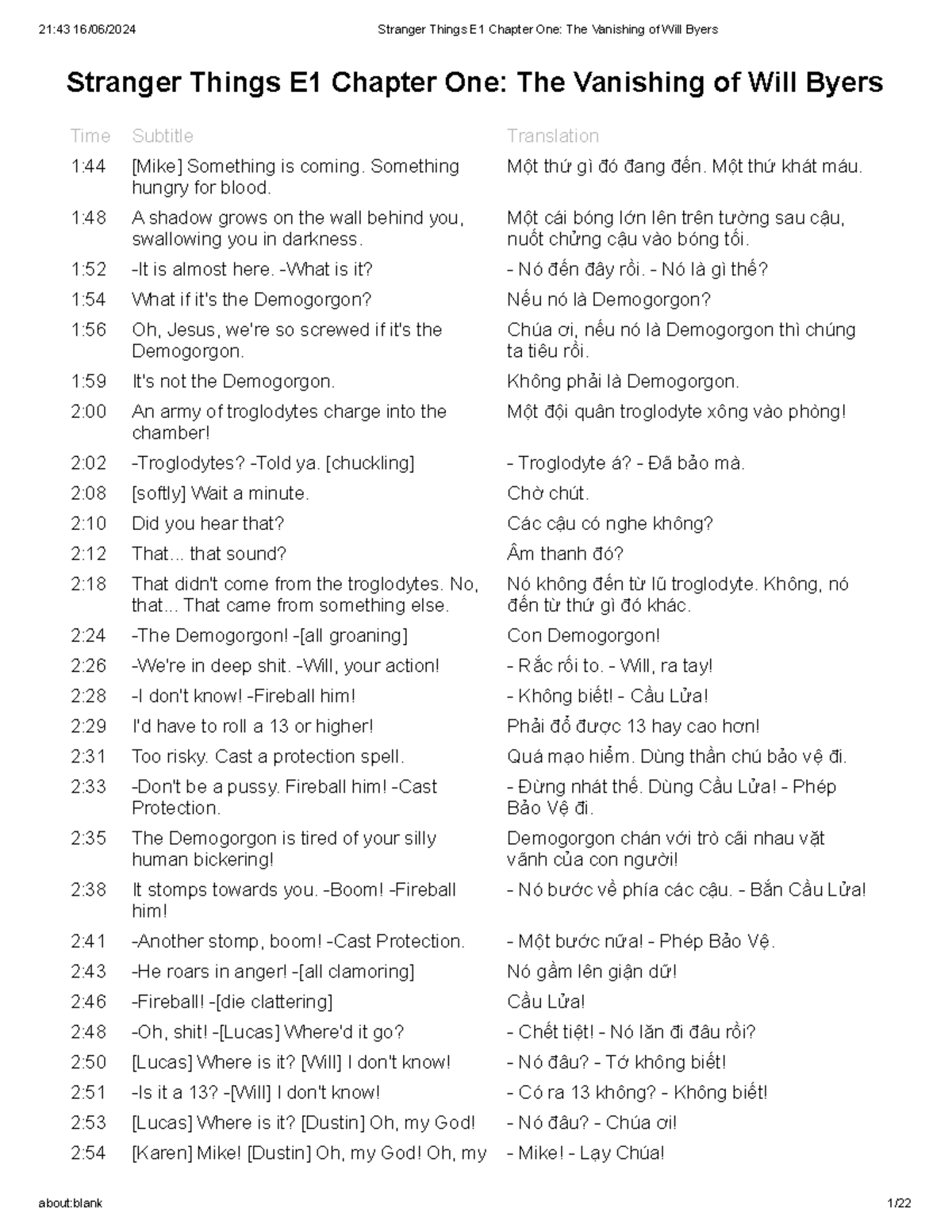 Stranger Things E1 Chapter One The Vanishing of Will Byers - Something ...