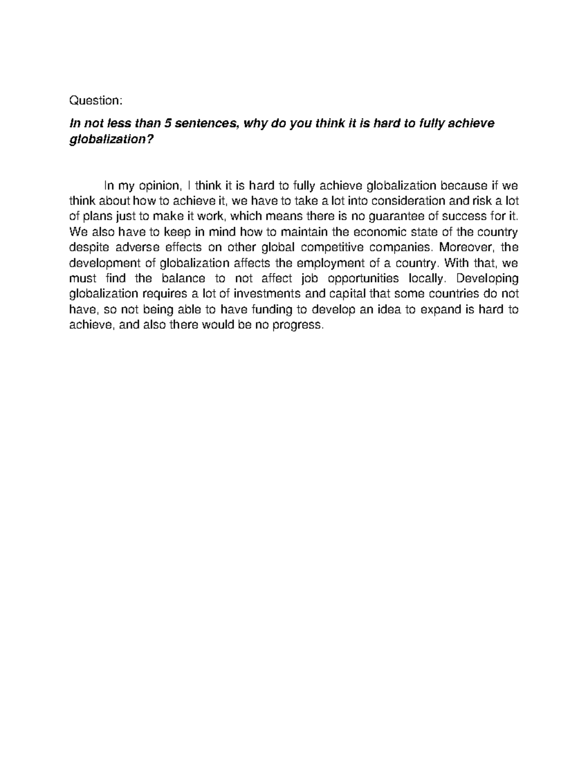 Assign - basketball - Question: In not less than 5 sentences, why do ...