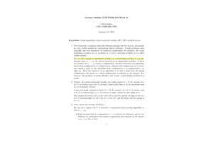 1- intro - algorithms, correctness - LectureOutline(CSCI3160-21F Week 1) CAILeizhen CSE-CUHK-HK ...