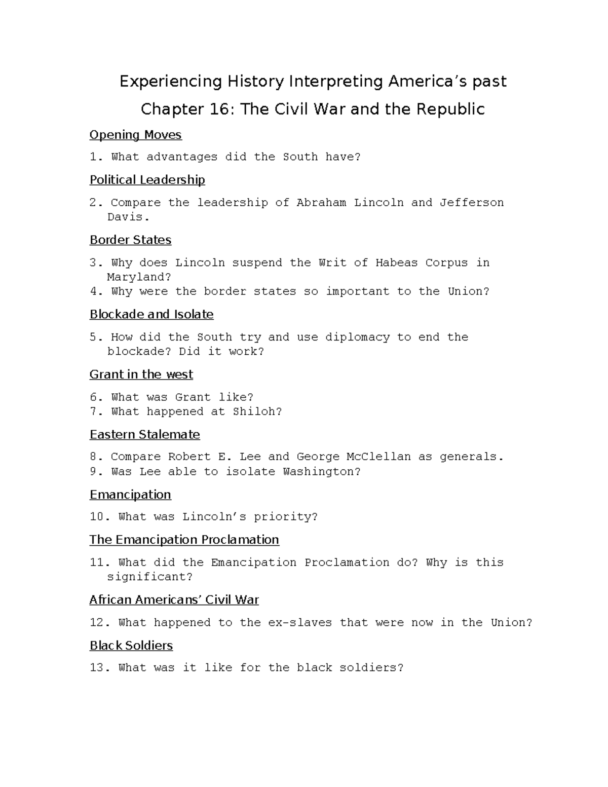 Chapter 16 reading guide - Experiencing History Interpreting America’s ...
