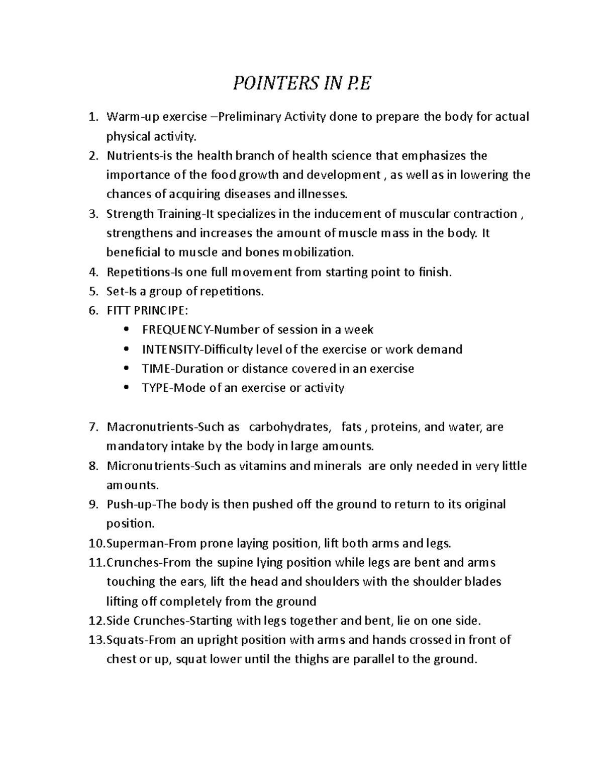 Pointers-IN-PE - njtg - POINTERS IN P Warm-up exercise –Preliminary ...