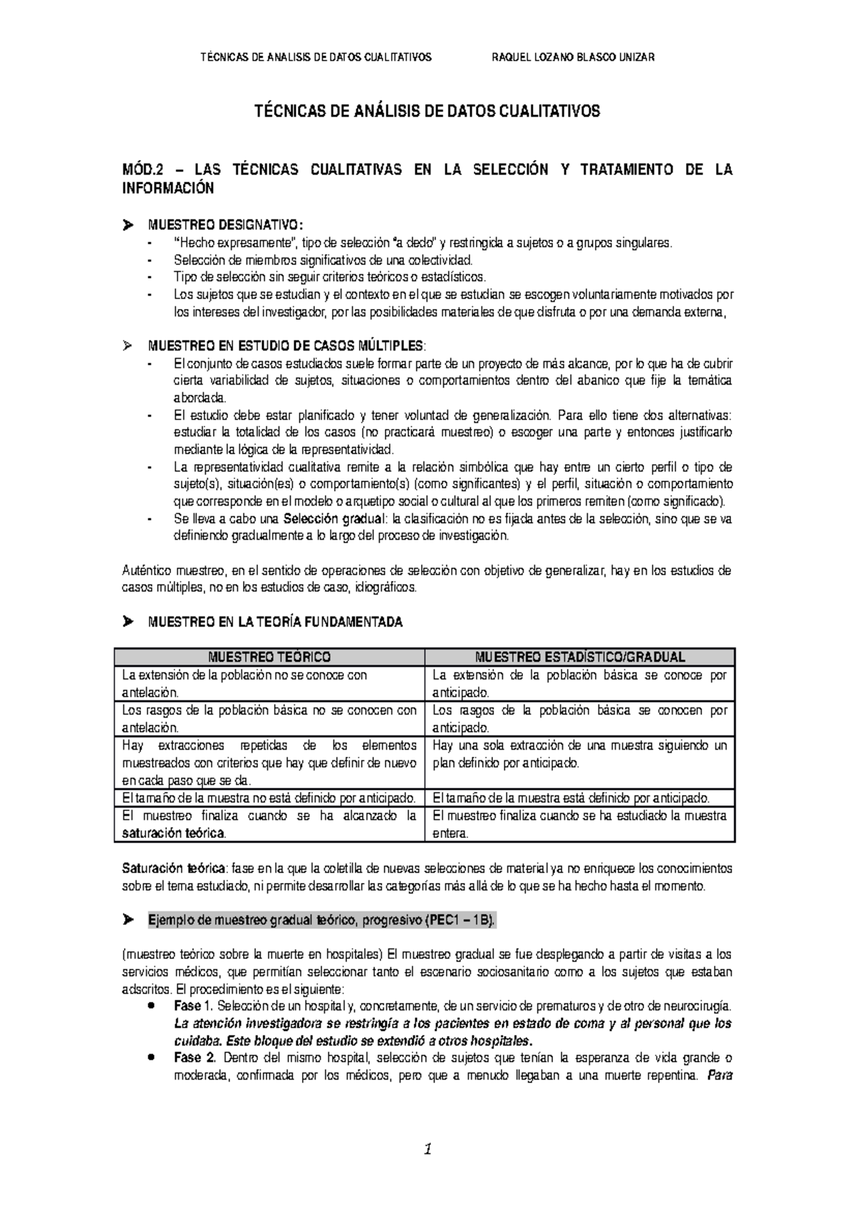 Resumen TE Cnicas DE ANA Lisis DE Datos Cualitativos - TÉCNICAS DE ANÁLISIS DE DATOS ...