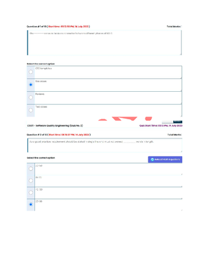 Mcqs cs611 2 - CS611 Final Term MCQs itsAdiz Question: According to the Cavendish software chaos ...