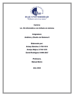 Características de Middle CASE - Características de MIDDLE CASE ...