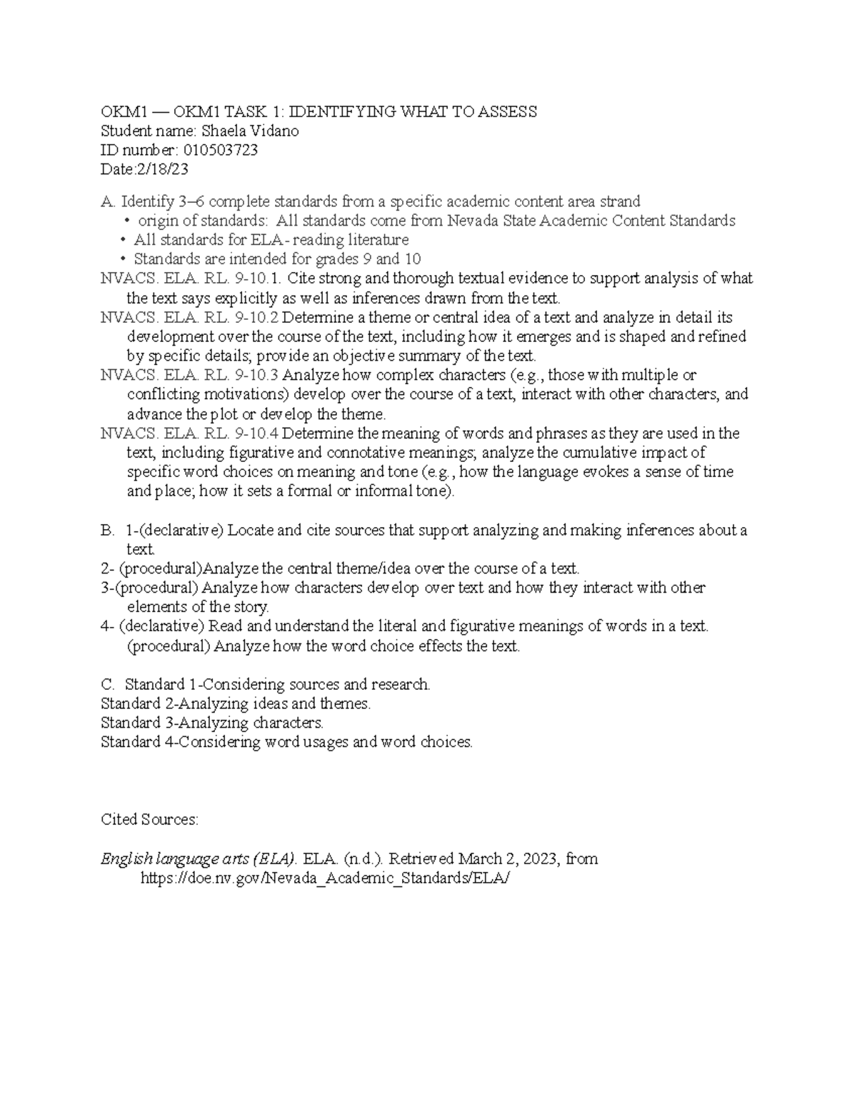 D184 task 1 - Task 1 passed assignment - OKM1 — OKM1 TASK 1 ...