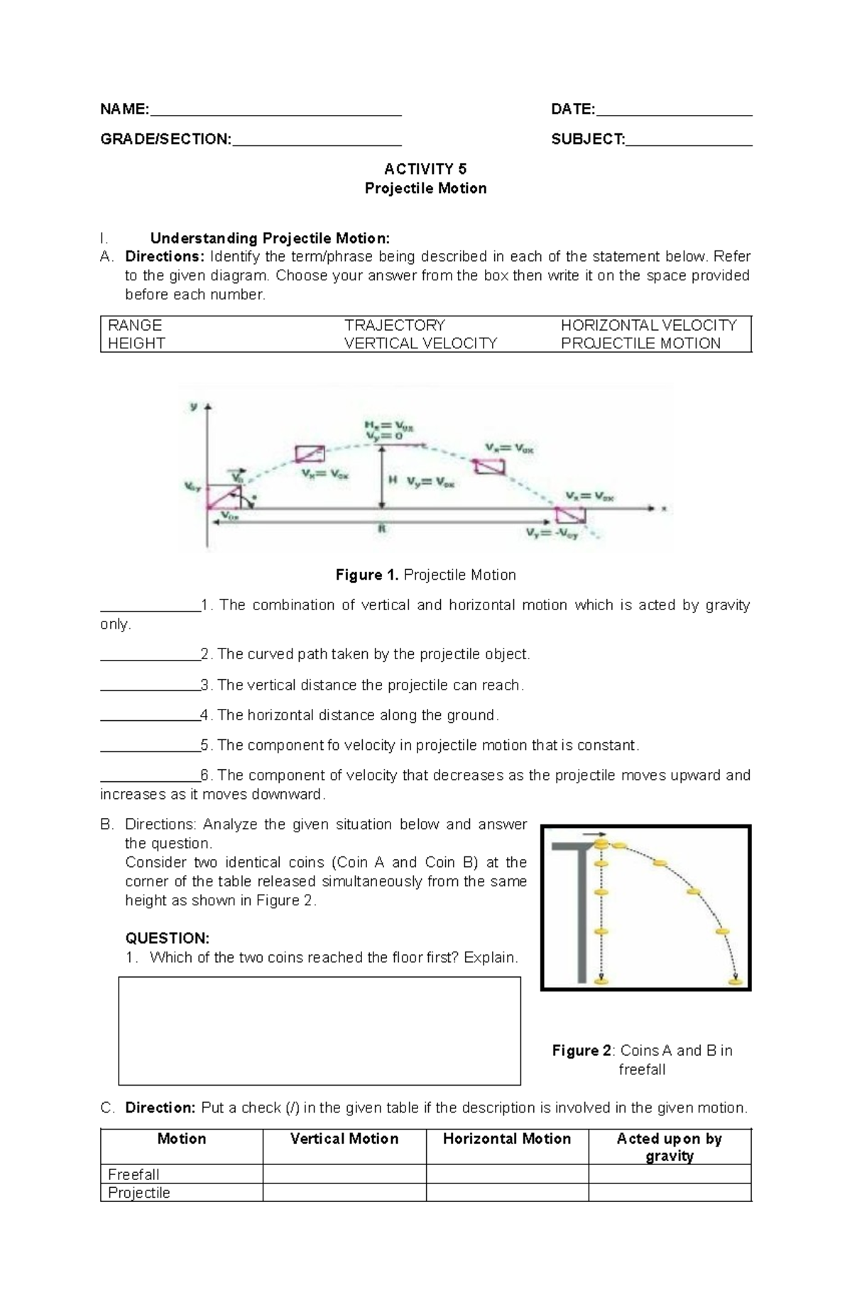 Q4 M2-ACT5 - Gffhhh - NAME: DATE: GRADE/SECTION: SUBJECT: ACTIVITY 5 ...