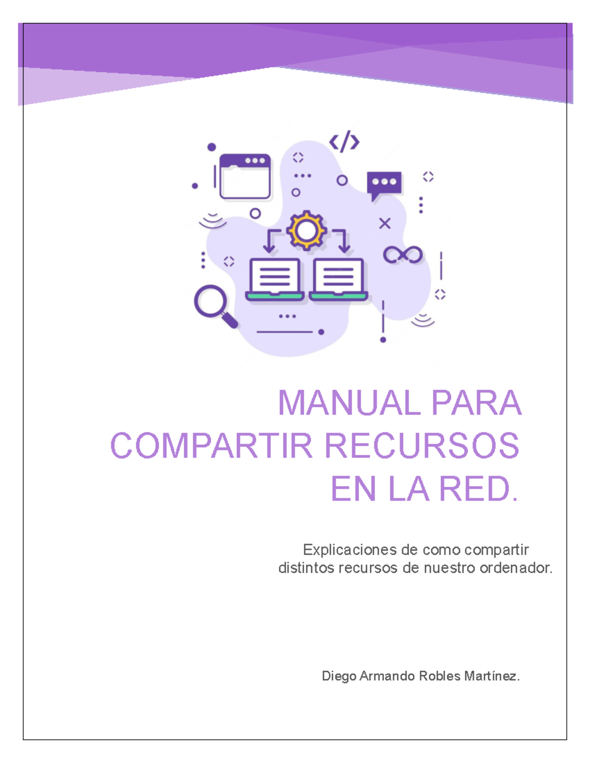 Manual de recursos compartidos - MANUAL PARA COMPARTIR RECURSOS EN LA ...
