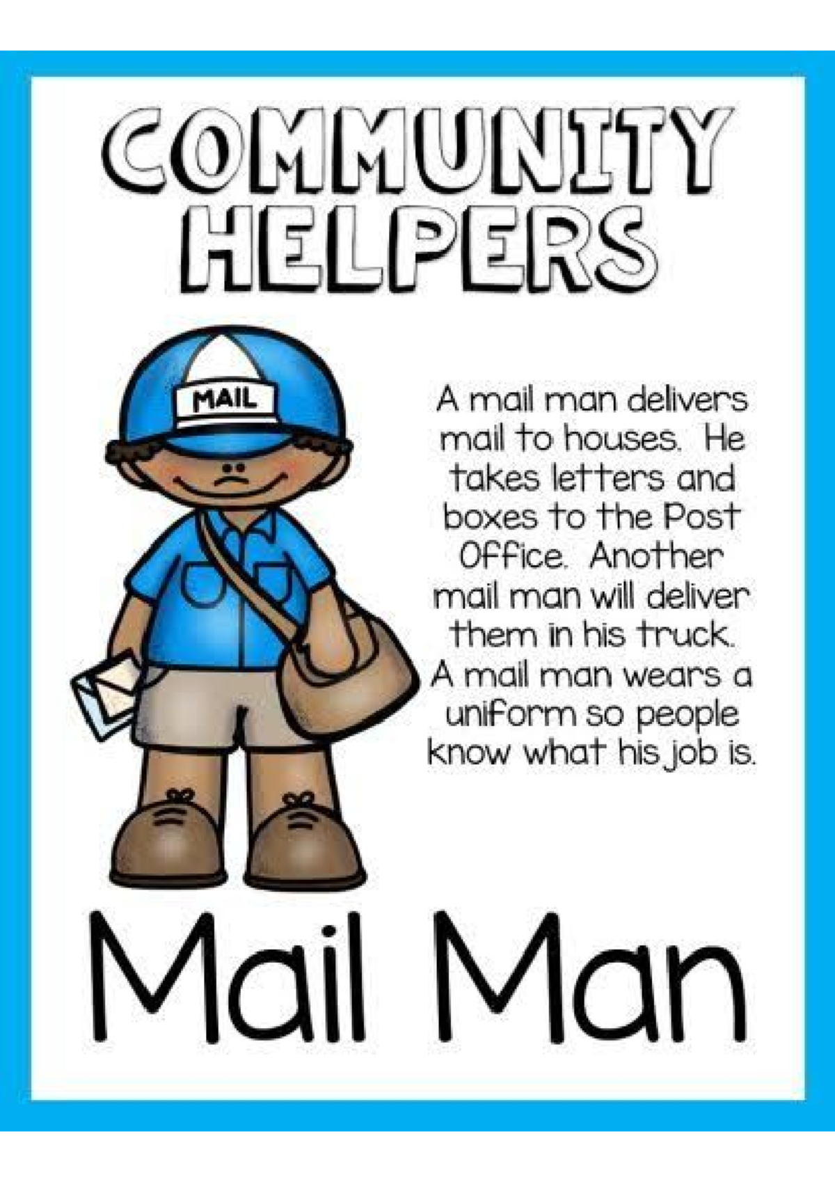 Document Sun Oct 08 17 04 32-1 - COMMUNITY HELPERS MAIL A mail man ...