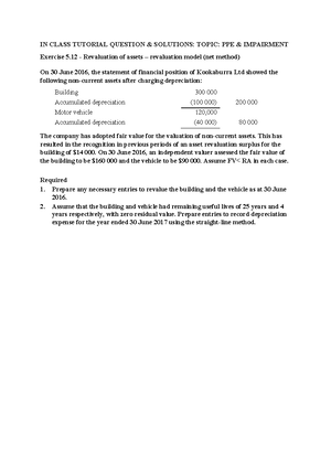 Online Tutorial 4 Questions - Accounting for Income Tax - Online ...