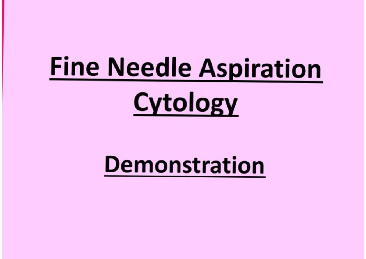 FNAC pdf - Needful notes - Medical Surgical Nursing -BNS 106 - Studocu