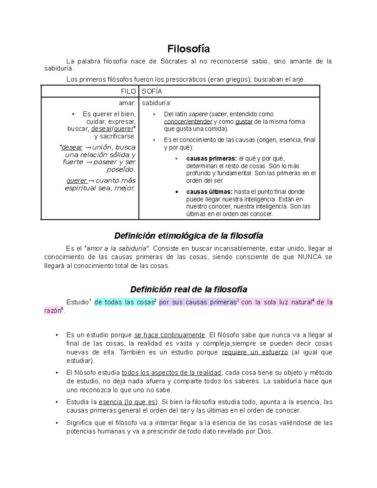 Filosofía, definicion de filosofia - Filosofía La palabra filosofía ...