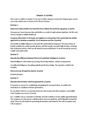 Psych 2304 Emerging Adult Interview Questionnaire - Emerging Adult ...