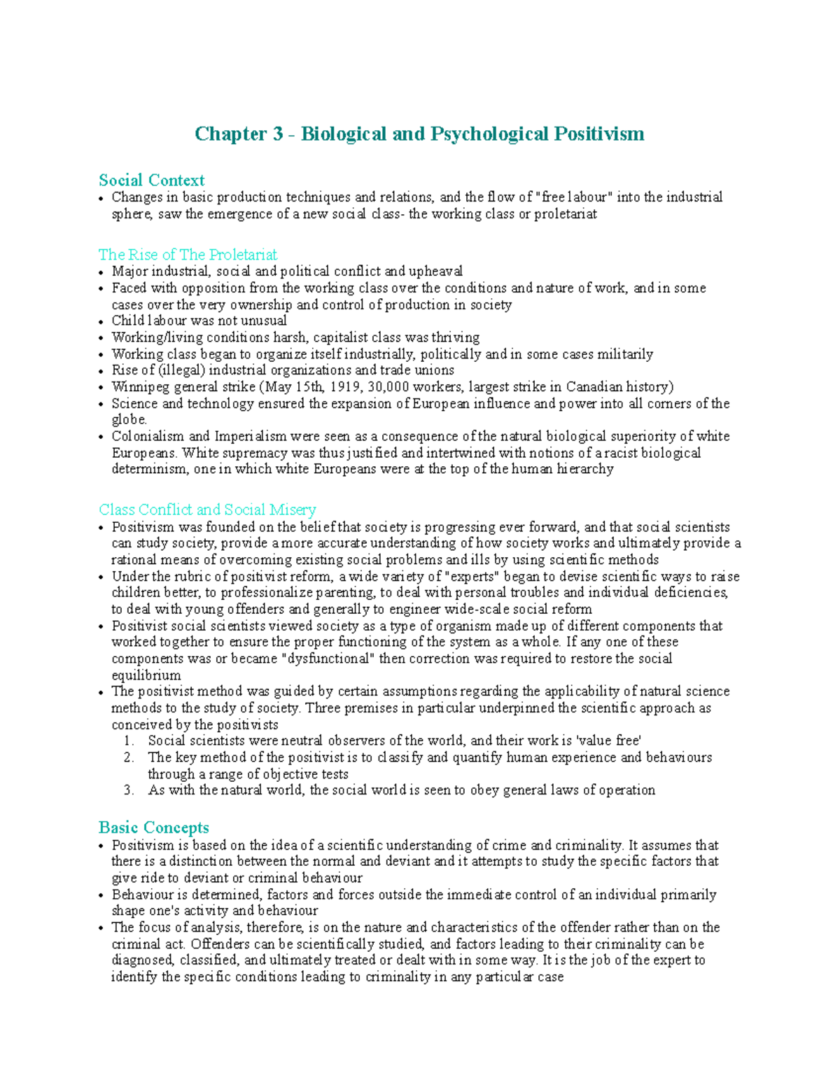 Module 2 Textbook Notes - Chapter 3 - Biological and Psychological ...