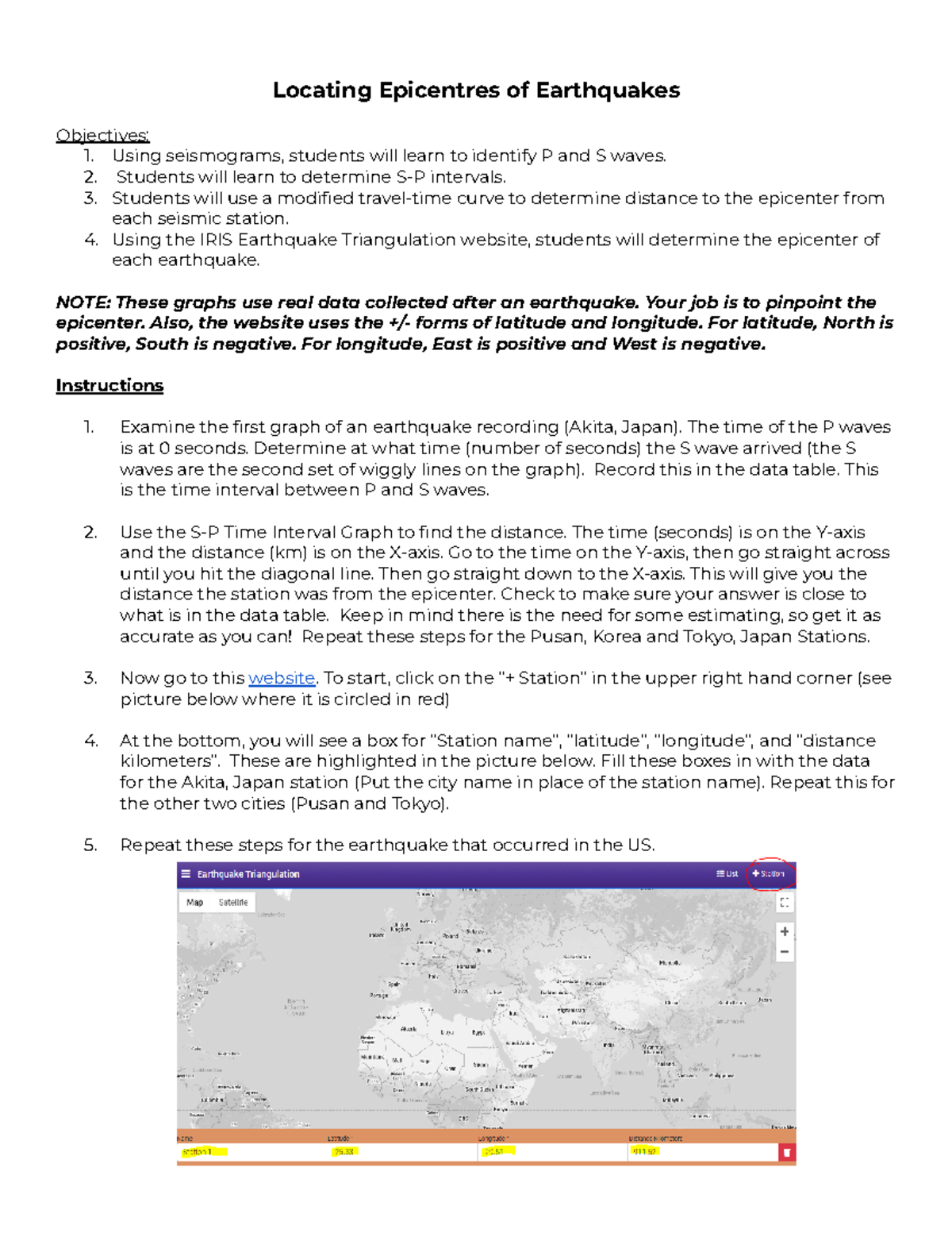 Abdelrhman Salama - Earthquake Triangulation - 3882860 - Locating ...