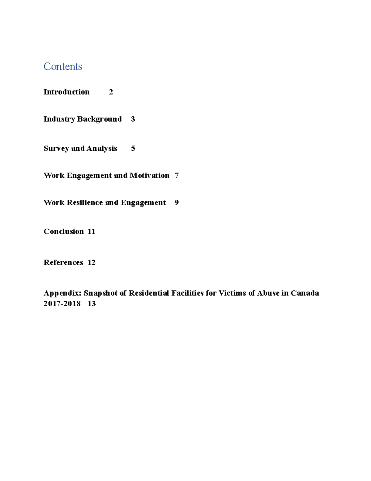 Service learning report example 2 - Contents Introduction Our objective ...