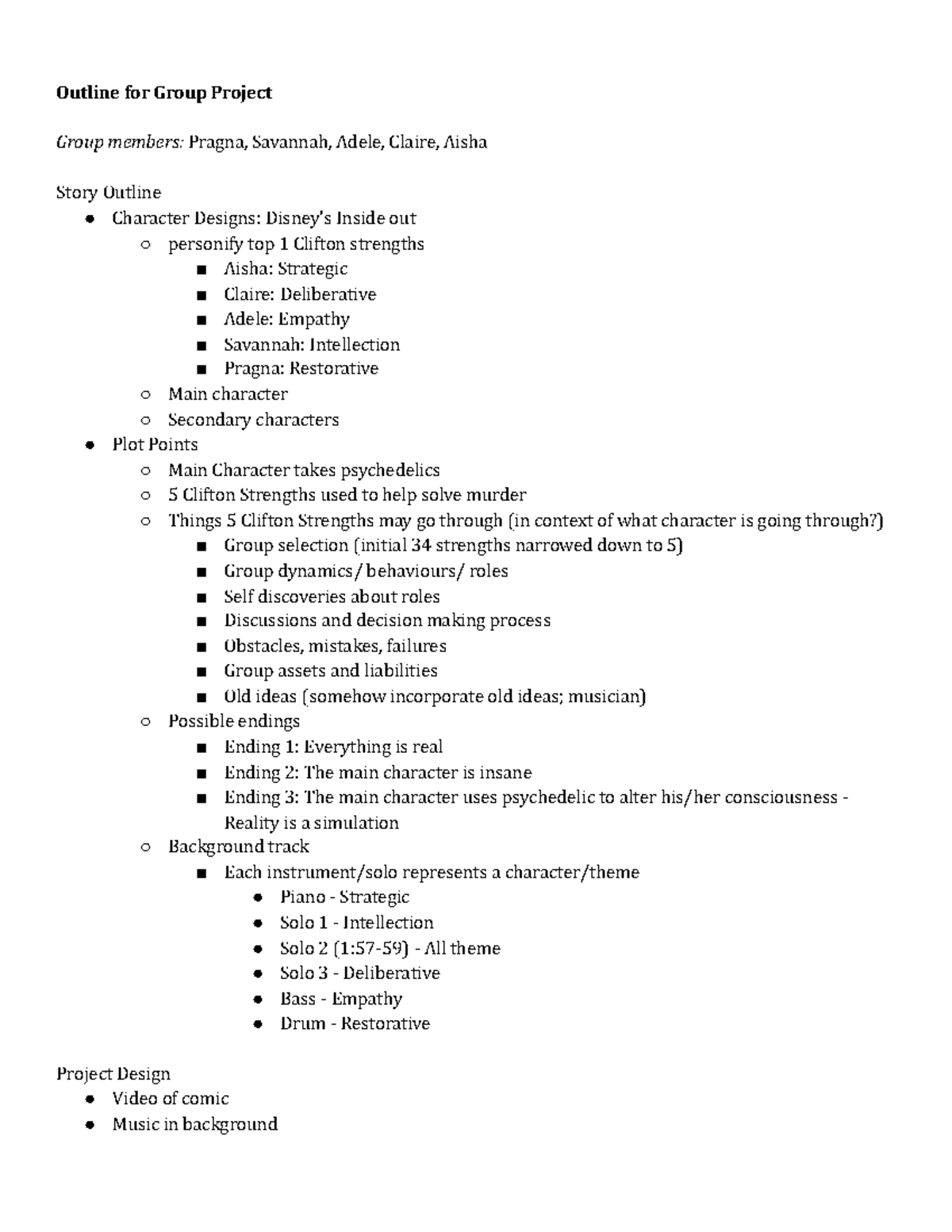 Outline For Group Project group 1 Kl Outline For Group Project Group outline-for-group-project-group-1-kl-outline-for-group-project-group