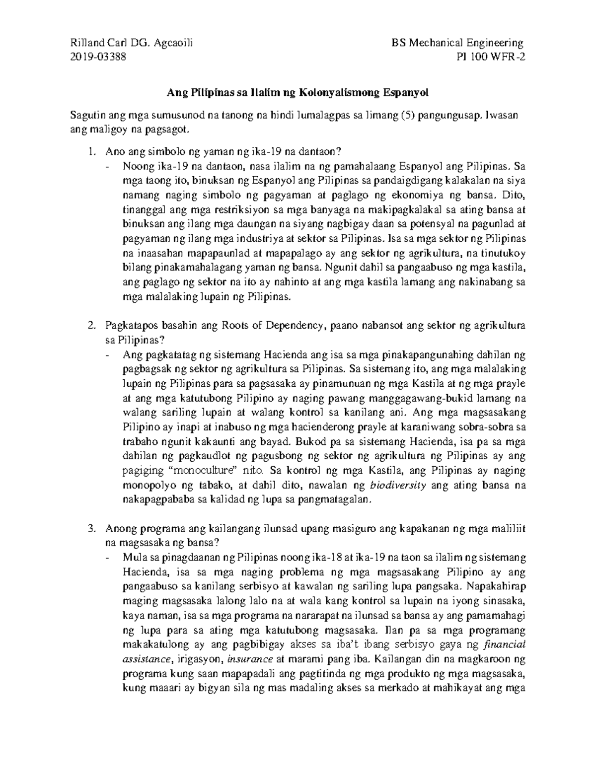 Agcaoili RCDG Gawain 3 - asdada - Rilland Carl DG. Agcaoili BS ...