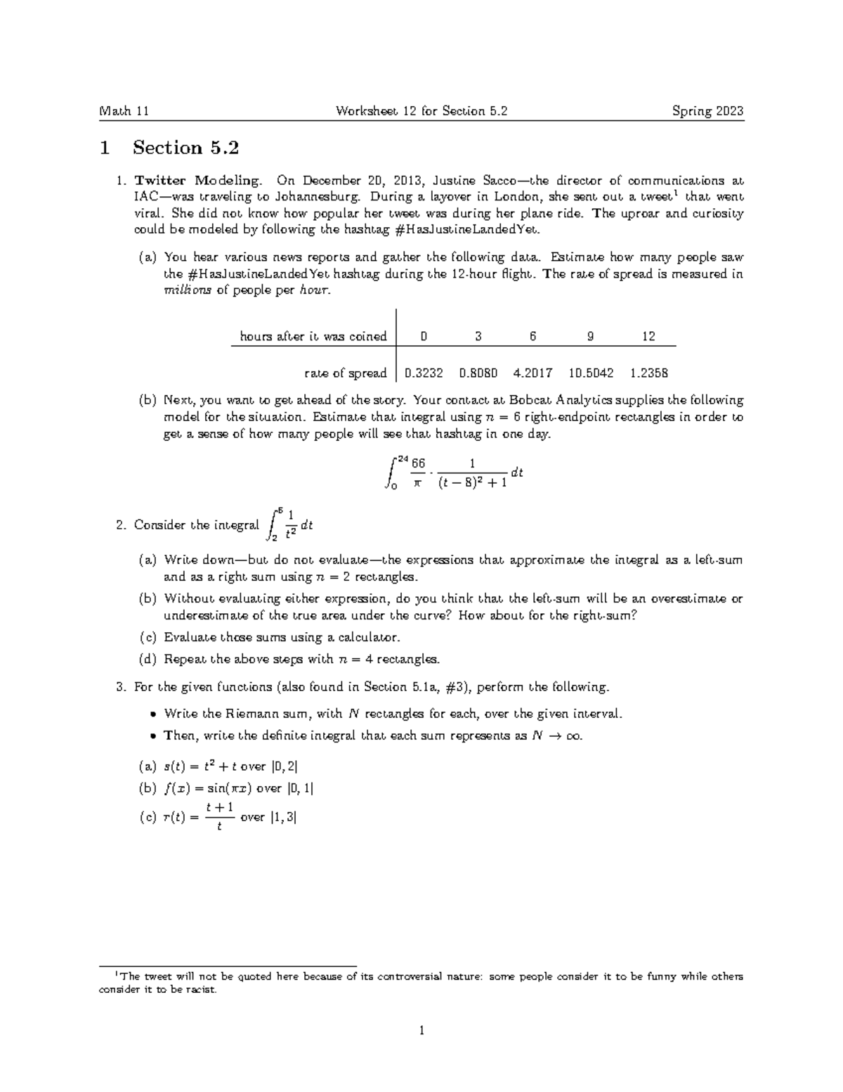 Math 11-Worksheet 12 - assignment - Math 11 Worksheet 12 for Section 5 ...