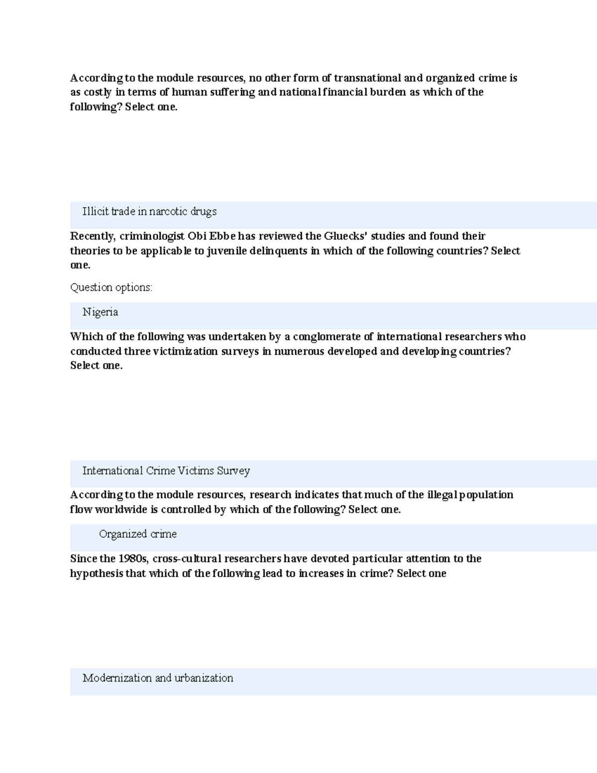 Cj 340 quiz 6 - cj 340 quiz 6-3 - According to the module resources, no ...