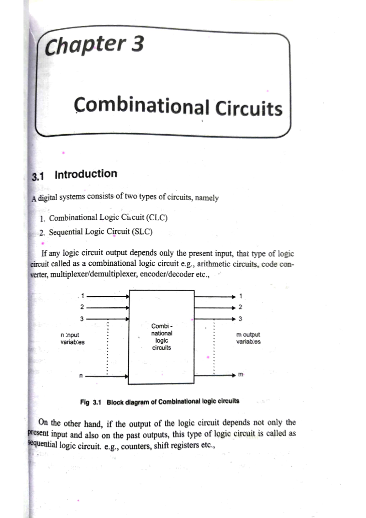 Module 3- Combinational Circuits(Adders-Subtractors) - Electronics and communication Engineering ...