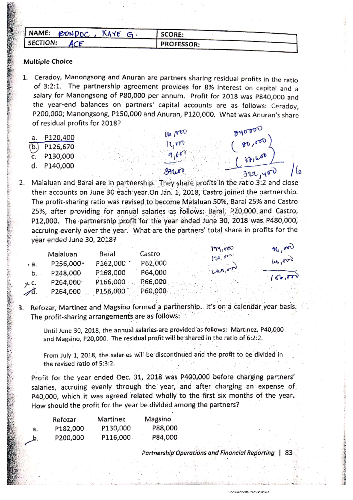 Practice-Set-1 - Accountancy - LICEO U - Studocu