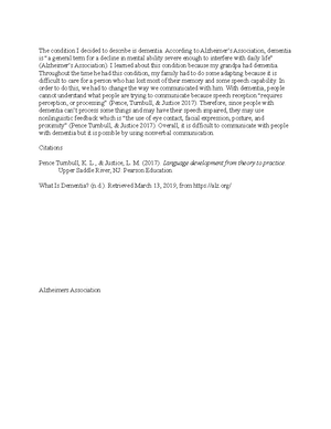 SHS 120 Final write up sample SP20 - SHS 120 - Studocu