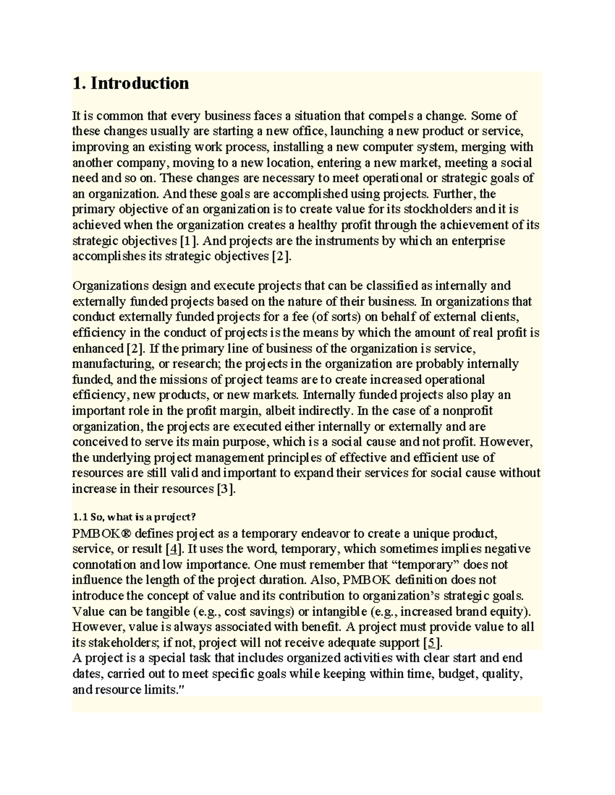 Unit-1 - Project Management subject notes for teaching - 1 ...