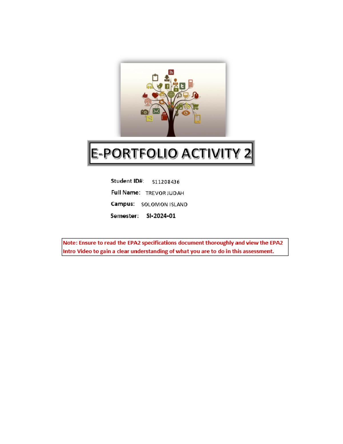 E Portfolio Activity 2 Template - This Photo by Unknown Author is ...