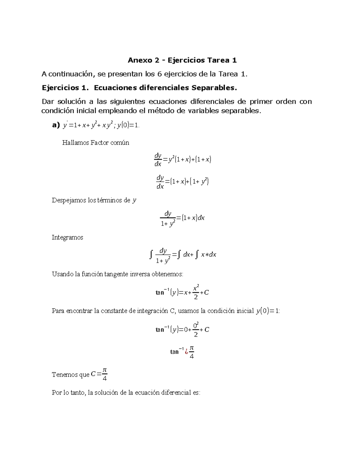 Tarea 1-ejercicio 1 - Anexo 2 - Ejercicios Tarea 1 A continuación, se presentan los 6 ejercicios ...