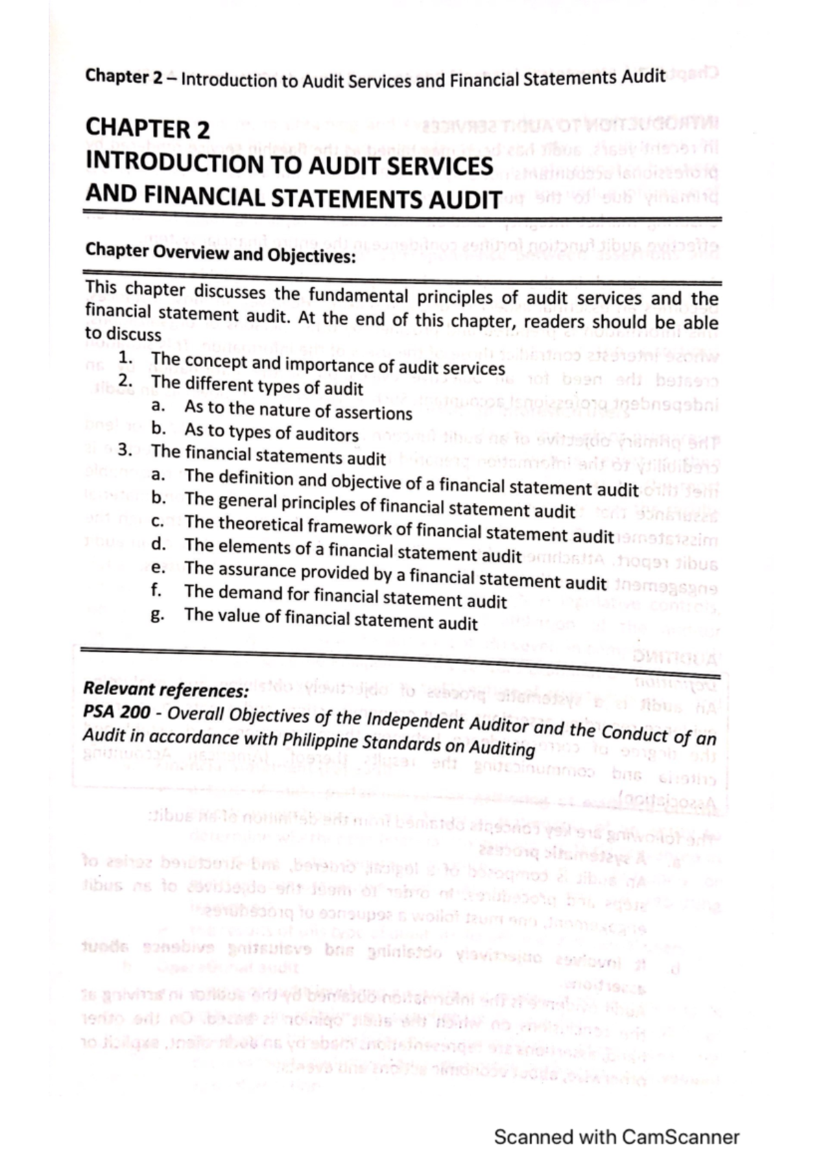 Auditing-ch-2 mnagemet and science and others - Accountancy - Studocu