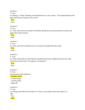 New Testament Bible Study Part 1 – Preparation Assignment Instructions ...