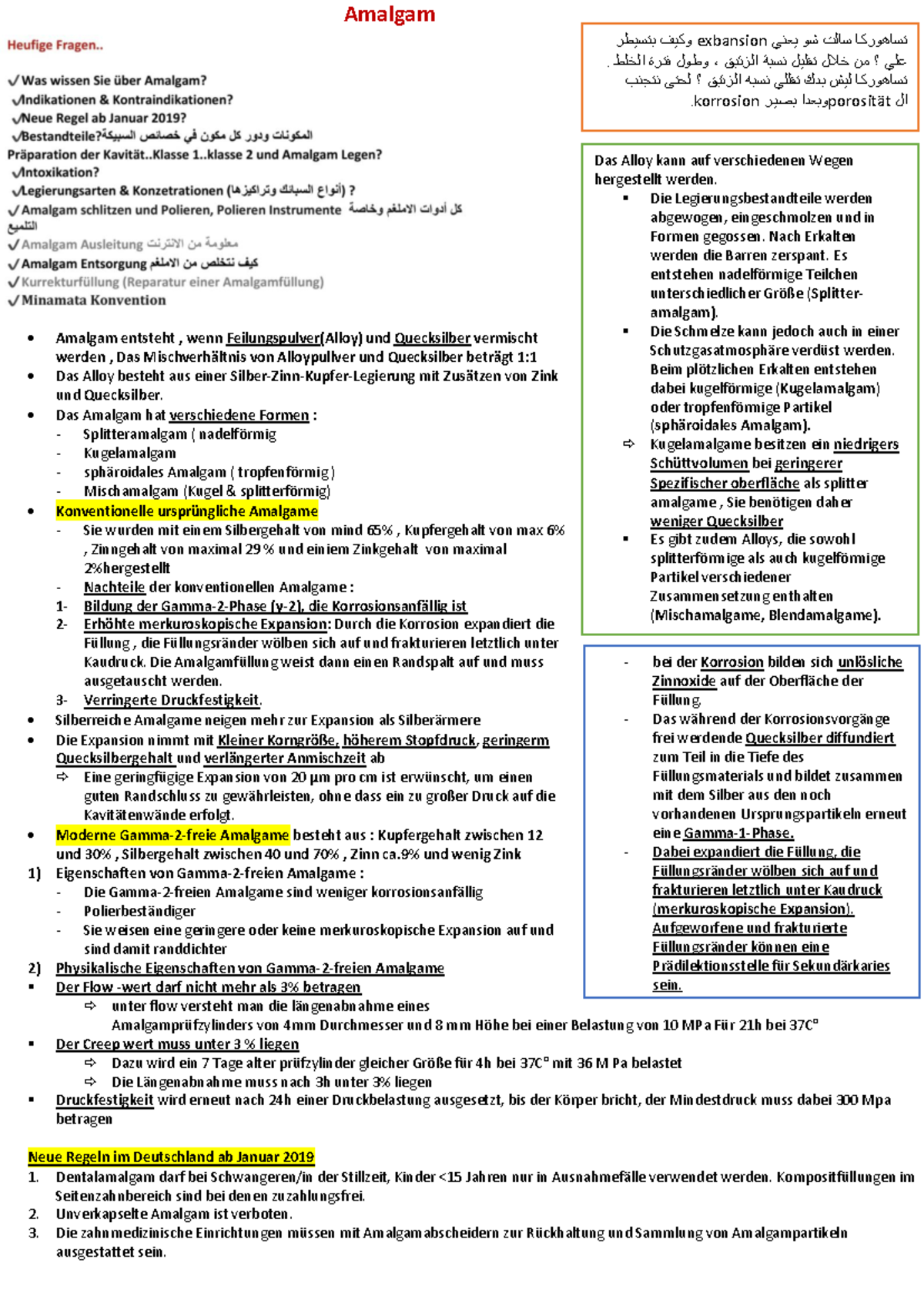 Amalgam^^ - Zusammenfassung Mund-, Kiefer- und Gesichtchirurgie ...